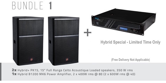 Hybrid+ Bundle 01 - PK15 & B1200 MK6 - DJ Mix Club