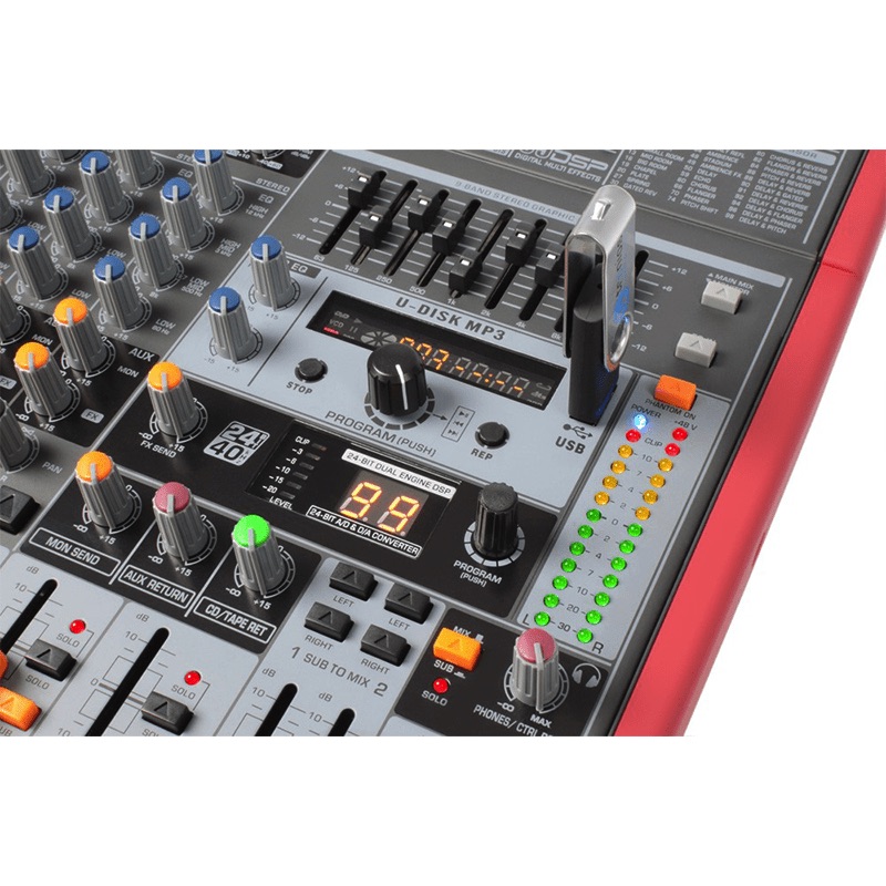 Power Dynamics PDM-S1203 Stage Mixer 12-Chan DSP/MP3 - DJ Mix Club