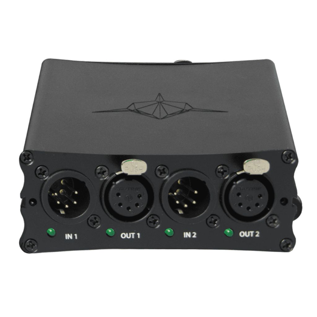 Lightshark LS Node2 DMX512 XLR5 2x Input/Output Node - DJ Mix Club