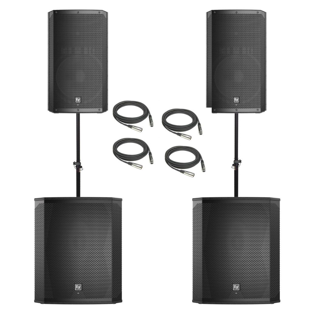 Electro-Voice ELX200-15P + ELX200 18SP Active Speaker Combo - DJ Mix Club
