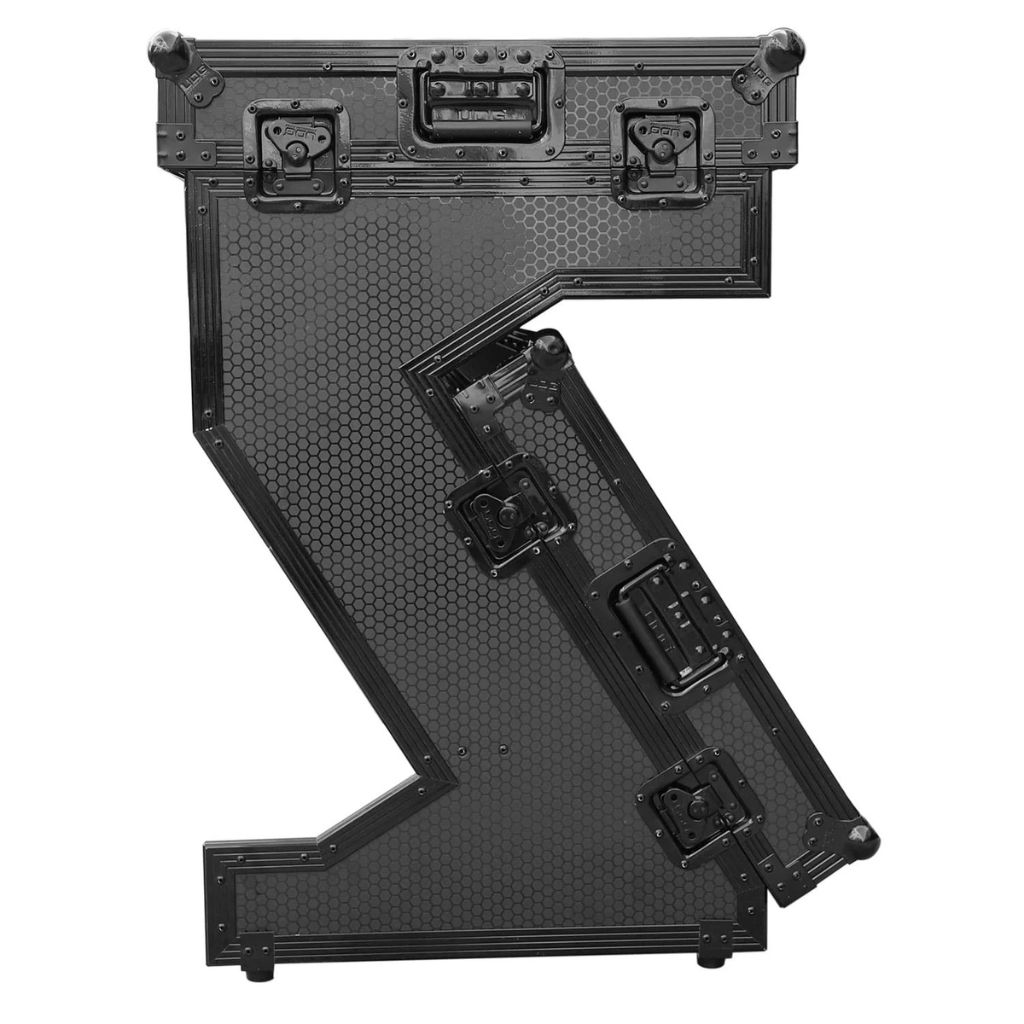 UDG Ultimate Flight Case Portable Z-Style DJ Table Plus (Wheels) BL ...